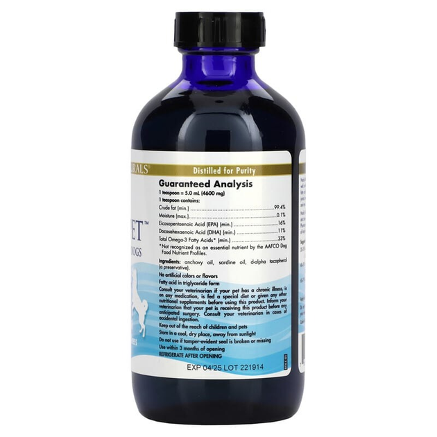 Омега-3 для собак, Omega-3 Pet, Nordic Naturals, 237 мл (NOR-50504 ...