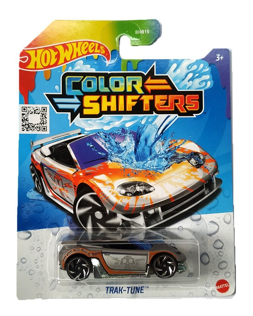 Машинка Хот Вилс Меняет цвет Trak-Tune Grey Hot Wheels Color Shifters ...