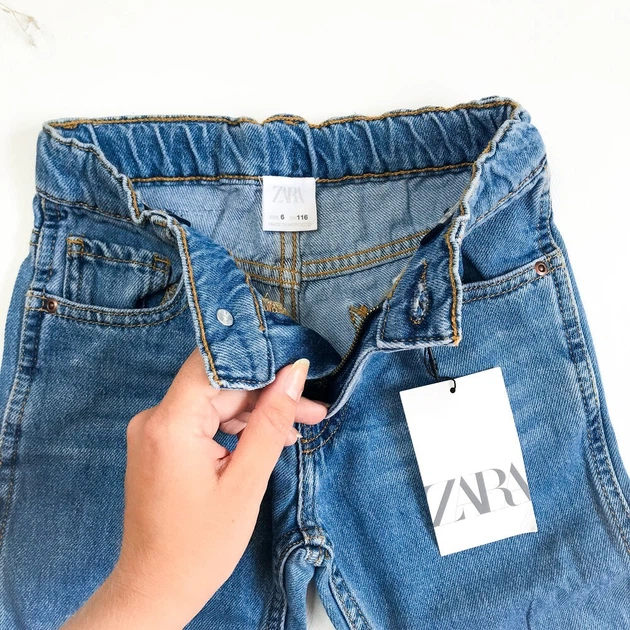 Джинсы ZARA 134 cм синий артикул Л566 – Брендовая одежда | ROZETKA