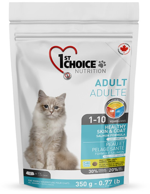 Сухой суперпремиум корм для кошек 1st Choice Adult Healthy Skin&Coat ...