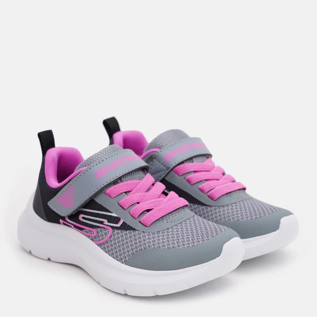 Детские кроссовки для девочки Skechers Fast Mesh Detail 303534L BKGY 32 ...