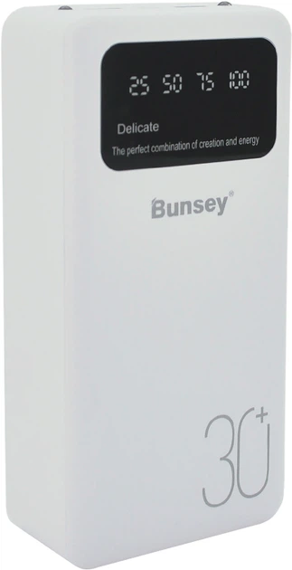 УМБ Bunsey BY-12 30000 mAh QC22.5W/PD20W White (YT29514) – фото, отзывы ...
