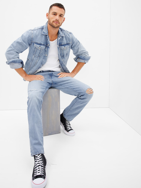 Джинсы Regular Fit мужские Gap 31929378 34W 34L Голубые (1159788058 ...