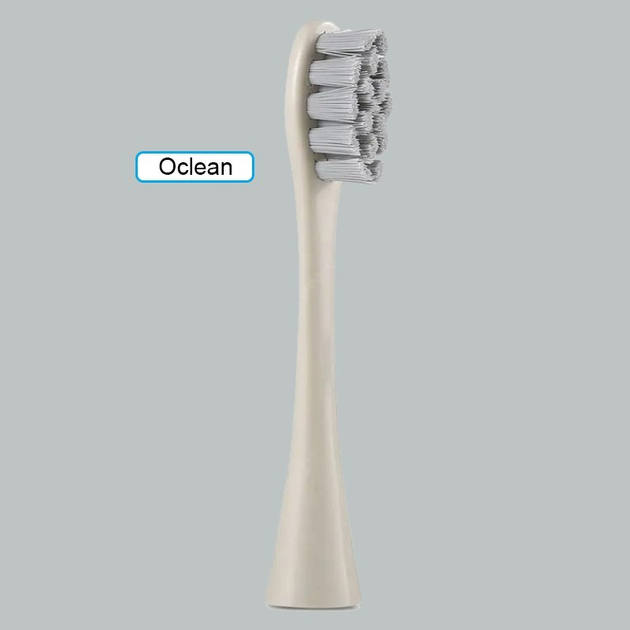 Насадки для зубной щетки Oclean Soft brush head бежевая - 1шт. – фото ...