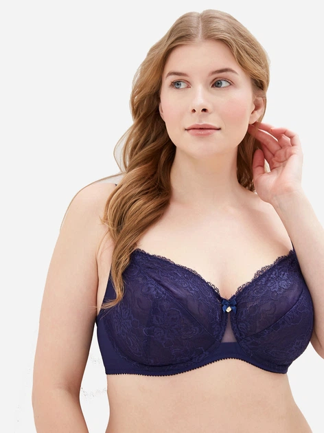 Бюстгальтер с косточками Senselle by Felina Элегант Комфорт + 11002 75E Синий (4750282005038 ...