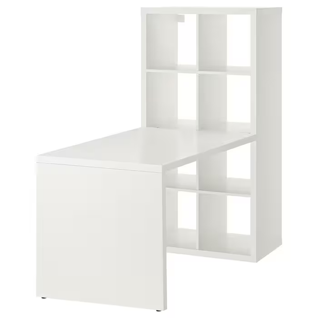 Письмовий стіл з стелажем KALLAX IKEA 195.135.66 77x154x147 – купить ...