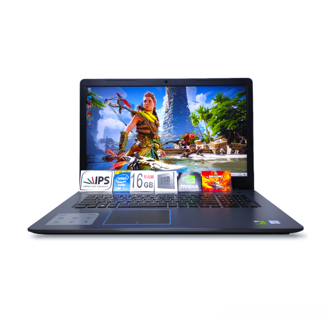 Ноутбук Dell G3 17.3 FHD IPS Core i7-8750H 6ядер 16Gb SSD128GB+ 1TB HDD ...