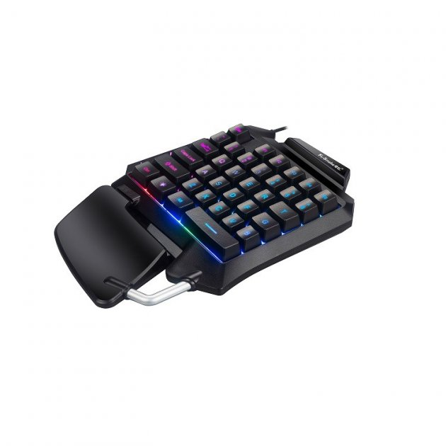 Мини клавиатура K-Snake G92 проводная USB с подсветкой игровая для ПК ...