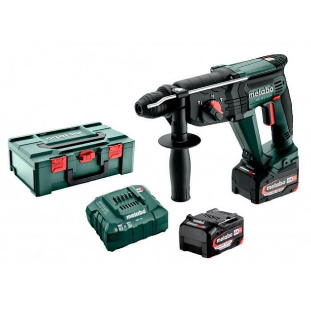 Аккумуляторный перфоратор Metabo KH 18 LTX 24 2 акб 5.2 Ah, з/у, в ...