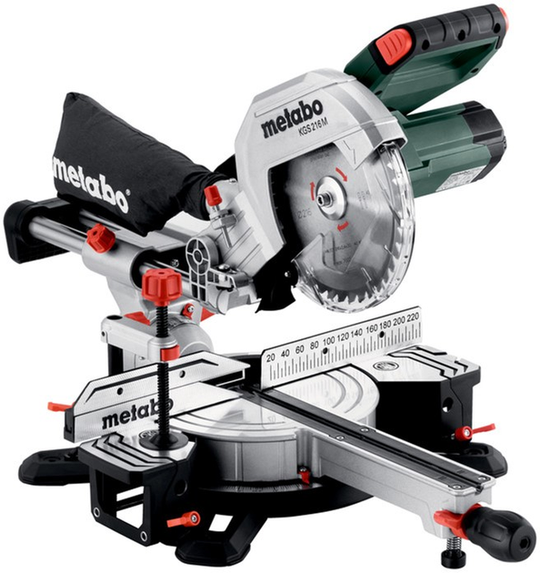 Торцовочная пила Metabo KGS 216 M с протяжкой + картонная коробка ...
