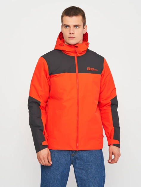 Куртка демисезонная с капюшоном мужская Jack Wolfskin Jasper Ins Jkt M ...