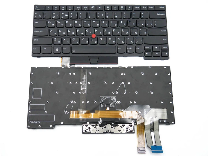 Клавіатура для Lenovo ThinkPad E480, E485, L480, L380, T490, E490, E495 ...