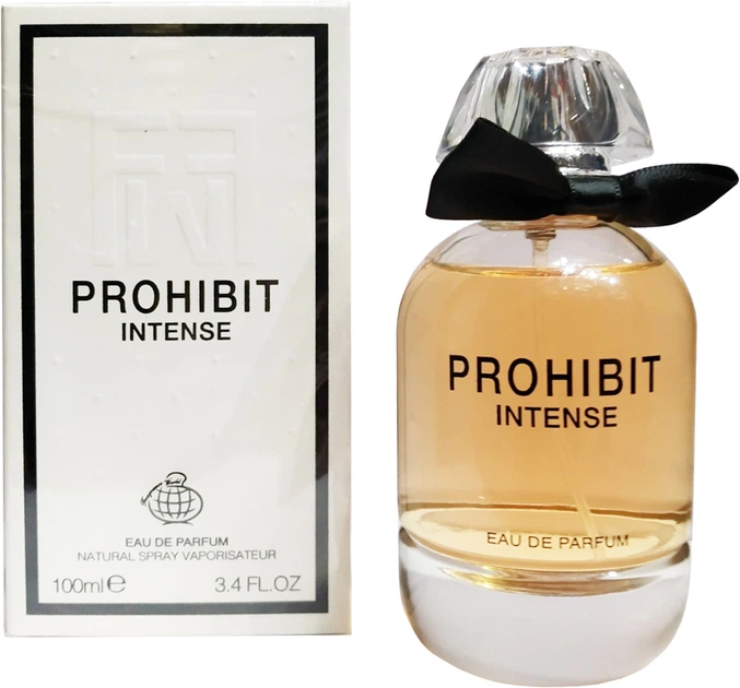 Парфюмированная вода для женщин Fragrance World Prohibit Intense 100 мл ...