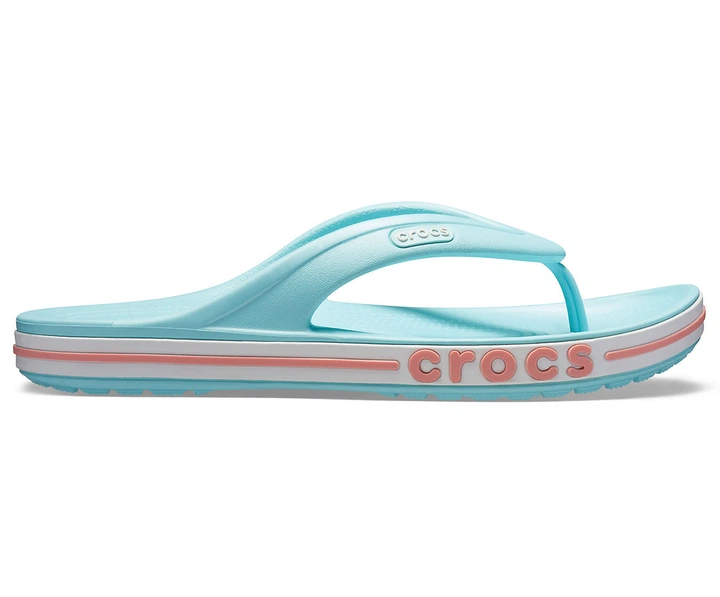 Вьетнамки Crocs Bayaband Flip M7W9-39-25.5 см Ice Blue / Melon 205393 ...