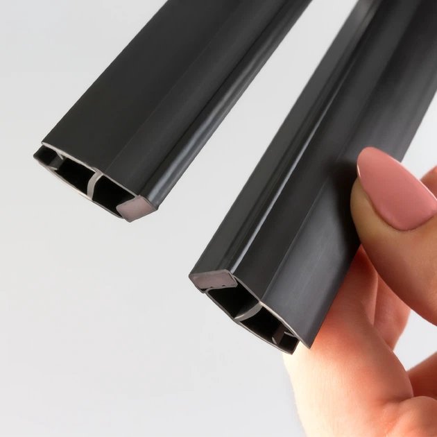 Ущільнювач для душової кабіни DOOSH SCS-01 4-6 мм магнітний чорний ...