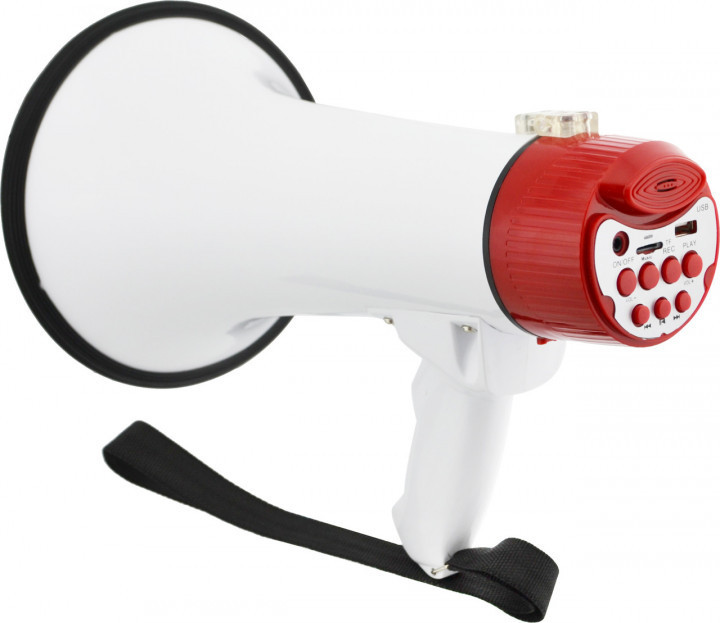 Рупор громкоговоритель дальность 450м Megaphone мегафон ER-55 TP – фото ...