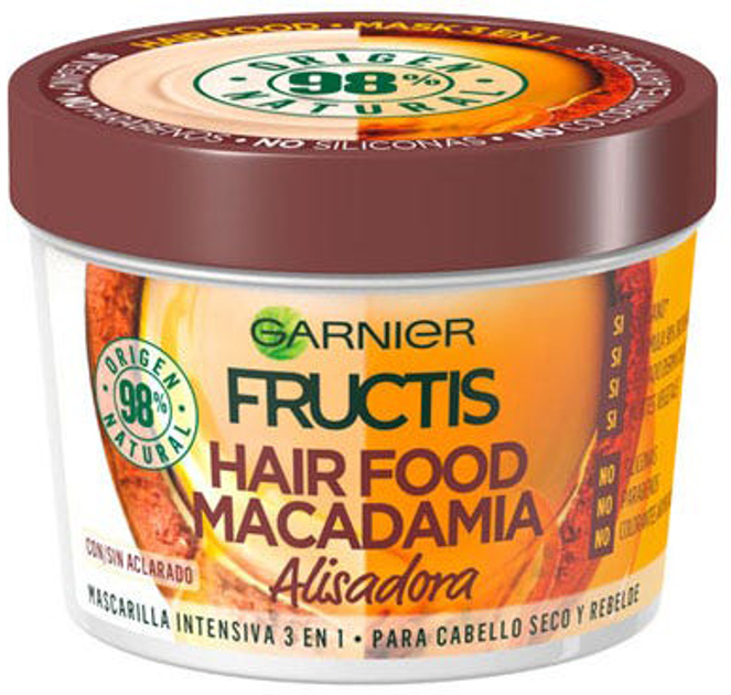 Маска для волос Garnier Fructis Hair Food Macadamia Smoothing Mask 390 ...