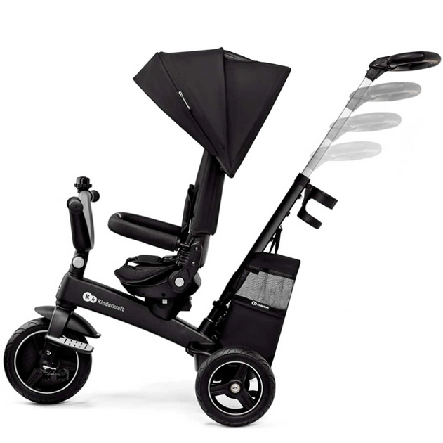 Трехколесный велосипед Kinderkraft Easytwist Black (KREASY00BLK0000 ...