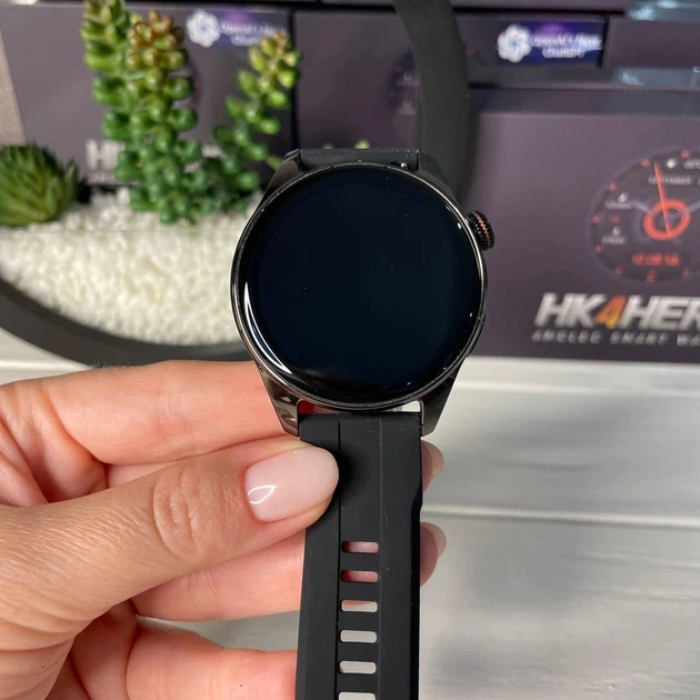Умные часы Smart Watch HK4 HERO Amoled дисплей black – фото, отзывы, характеристики в интернет ...