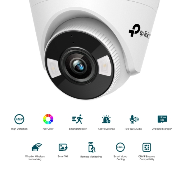 Камера видеонаблюдения TP-LINK VIGI C440(4mm) купольная/для помещения ...