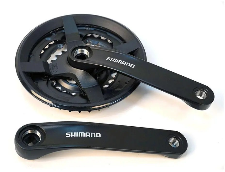 Шатуны велосипедные Shimano FC-TY301 Tourney (48-38-28), L-170 mm ...