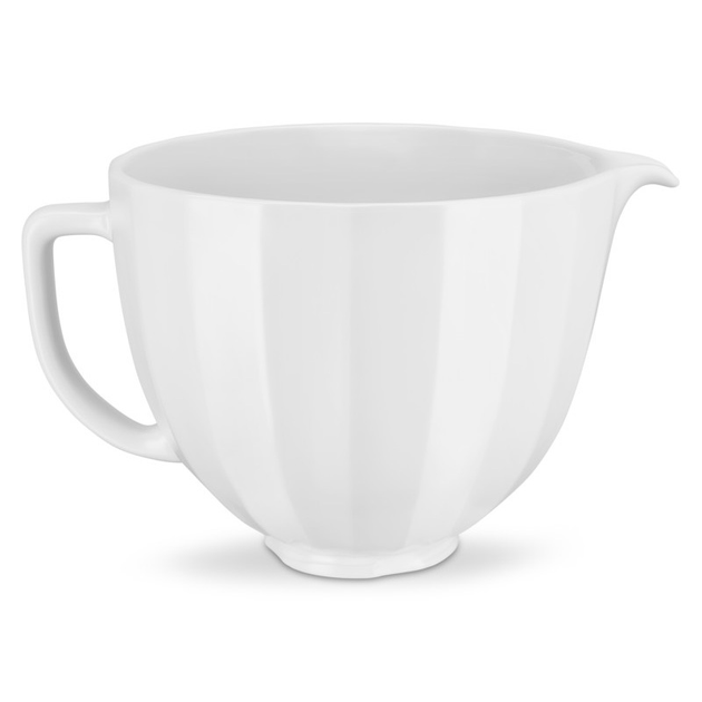 Чаша для миксера KitchenAid White shell 5KSM2CB5PWS 4.7 л белая – фото ...