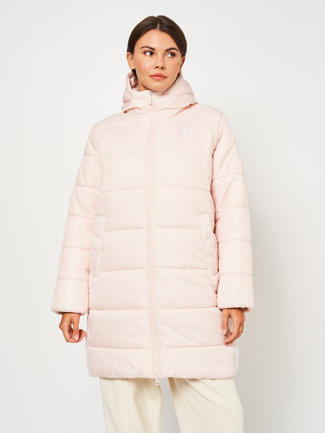 Куртка демисезонная длинная с капюшоном женская Adidas Adicolor Long ...