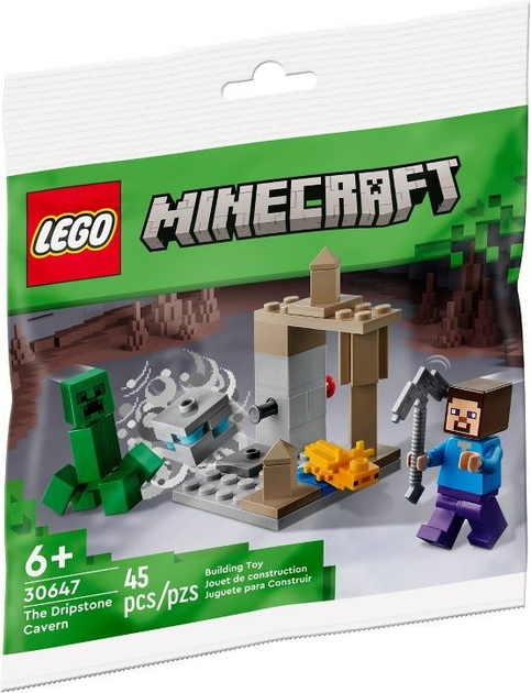 Конструктор LEGO Minecraft Карстовая пещера 38 деталей (30647 ...