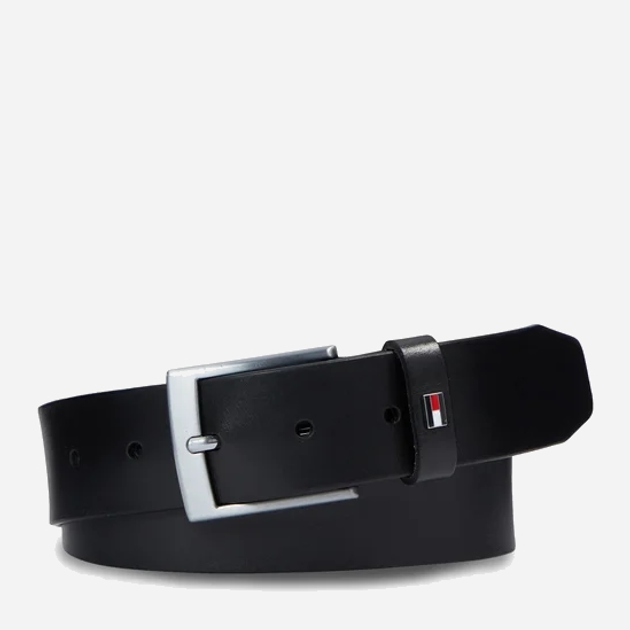 Ремень мужской кожаный Tommy Hilfiger Adan 3.5 AM0AM11227 110 см Black ...