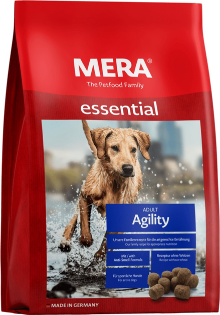Сухой корм для активных взрослых собак Mera essential Agility с птицей ...