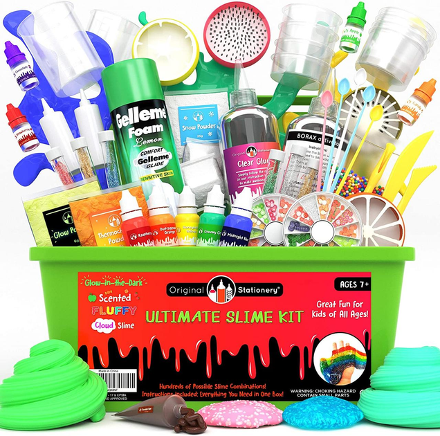 Большой Набор для изготовления Слаймов Ultimate Slime Box Клей, Декор ...