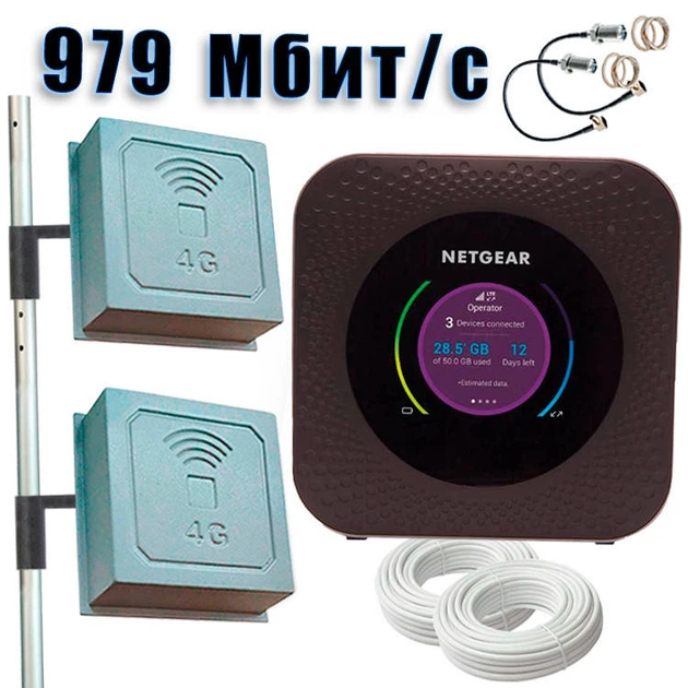 Высокоскоростной интернет (NETGEAR Nighthawk MR-1100 + Антенна 34 Дб ...