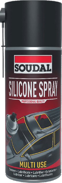 Силиконовый смазочный аэрозоль Soudal Silicone Spray 400 мл ...