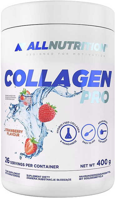 Гидролизованный коллаген Allnutrition Collagen Pro 400g, Клубника ...
