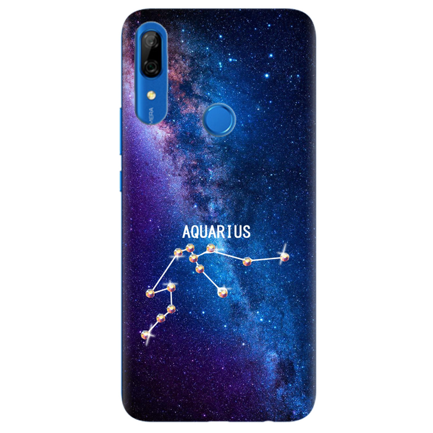 Чехол для Huawei P Smart Z Aquarius (Водолей) со стразами ...