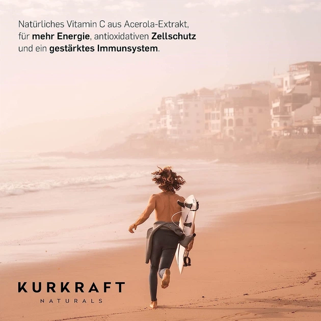 Ацерола (витамин С) 700 мг Kurkraft – 180 капсул – фото, отзывы ...