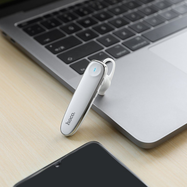 Bluetooth-гарнитура Hoco E49 с микрофоном White – фото, отзывы ...