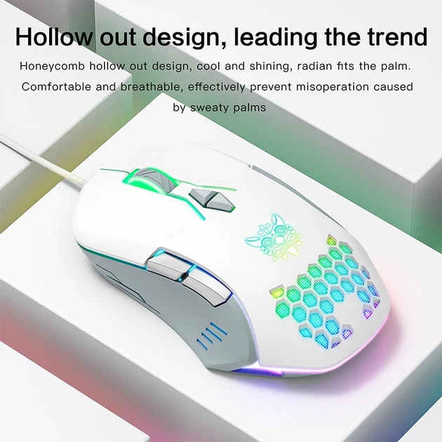 Миша ONIKUMA Gaming CW902 RGB біла – фото, відгуки, характеристики в ...