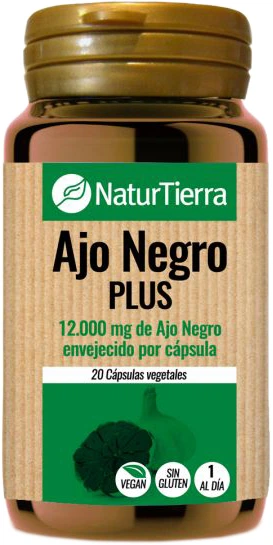 Диетическая добавка Naturtierra Ajo Negro Plus 20 капсул (8412016365370 ...