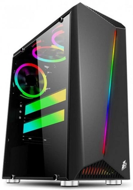 Корпус 1stPlayer R3-3R1 Color LED Black с 3 RGB вентиляторами – фото ...