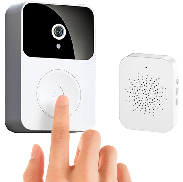 Домофон з камерою WiFi та датчиком руху Doorbell X9 / Розумний дверний ...