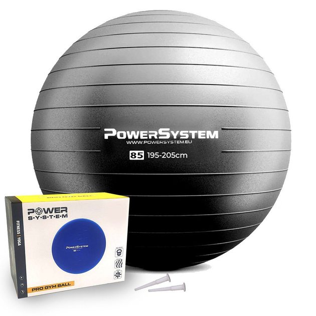 Фітбол м'яч для фітнесу спортивний тренувальний Power System PS-4018 ...