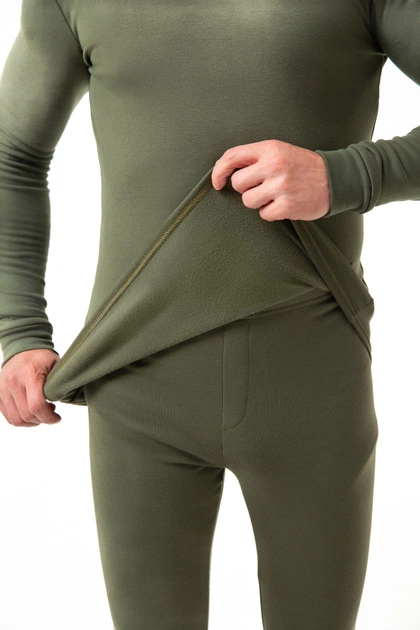 Комплект мужского термобелья из вискозы OptKolo 5XL (56-58) Хаки – Брендовая одежда | ROZETKA