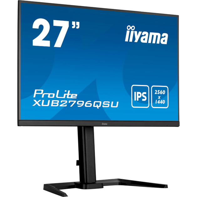 Монитор 27" IPS Iiyama XUB2796QSU-B5 безрамочный/поворотный экран ...
