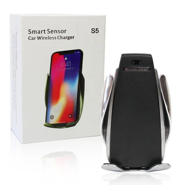 Автомобільний тримач сенсорний із функцією бездротового заряджання ...