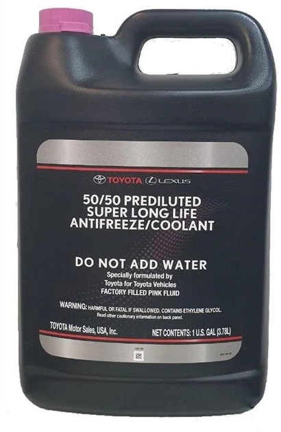 Антифриз G12+ Toyota Super Long Life Coolant -34°C розовый 3.78 л ...