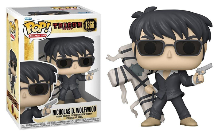 Фигурка Фанко Поп Триган Николас Д. Вульфвуд Funko Pop Trigun Nicholas ...