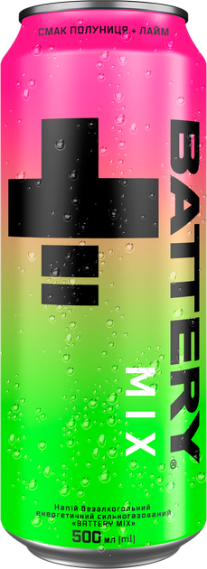Упаковка энергетического напитка Battery Mix безалкогольный ...