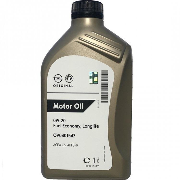 Моторное масло GM Motor Oil Longlife 0W-20 1л (95528693) – фото, отзывы ...