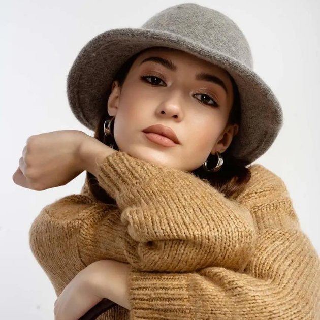 Панама женская Famo 57-59 см серого цвета – Стильные аксессуары с доставкой ROZETKA